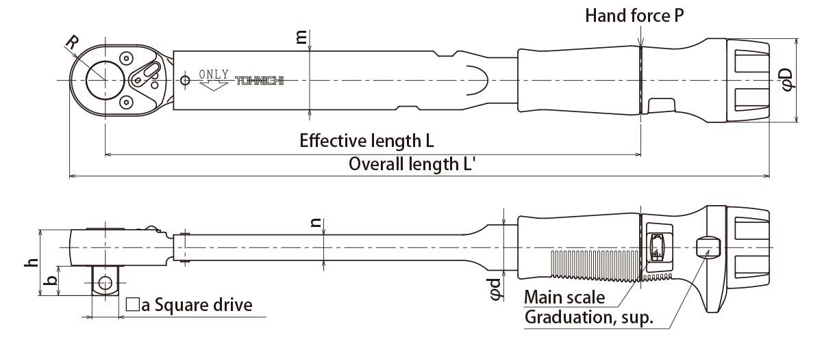 QL / QLE Adjustable Click Type Torque Wrench – MTCS